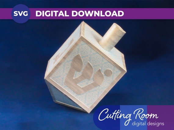 Dreidel Gift Box Digital Download SVG - Etsy