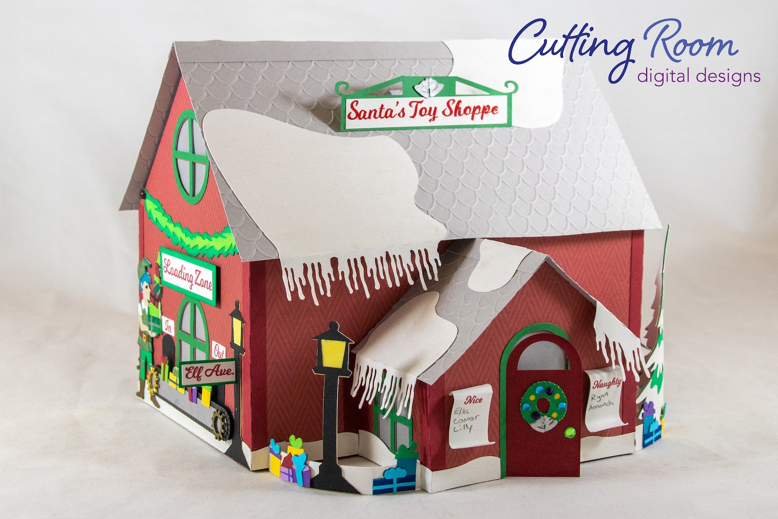 Santa's North Pole Village Christmas Decoration Digital - Etsy