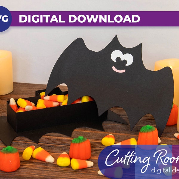 Halloween Treats Box Svg - Etsy