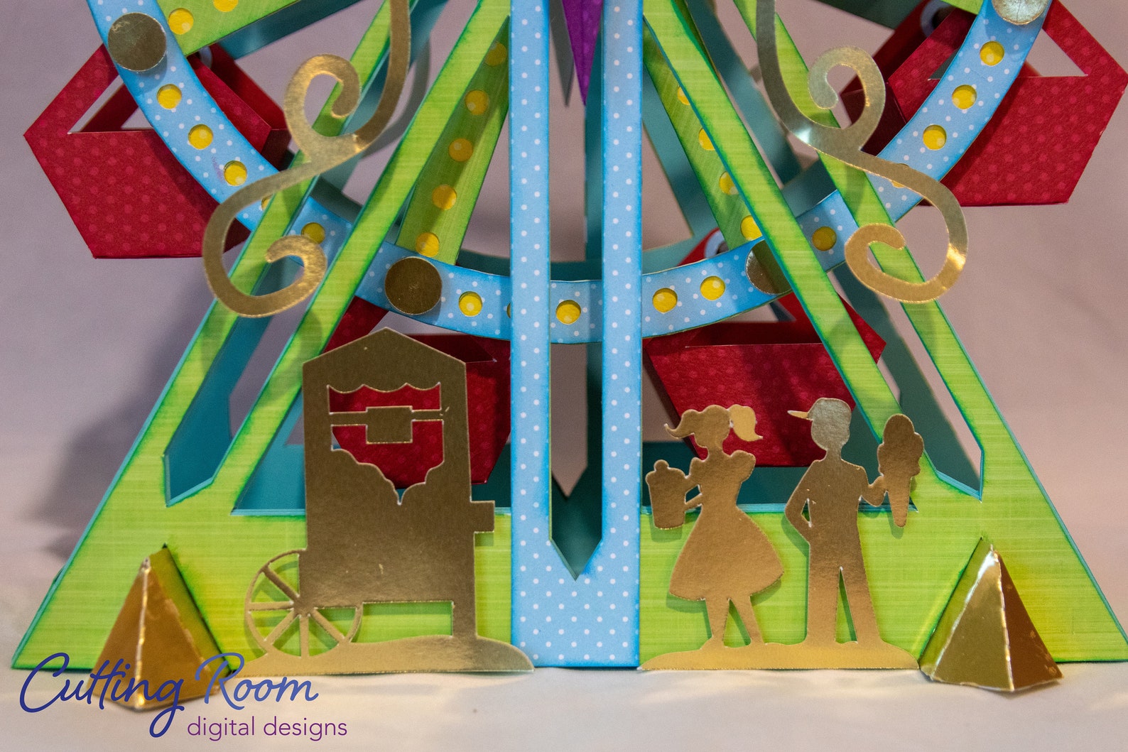 Circus Ferris Wheel Party Decoration Digital Download SVG - Etsy