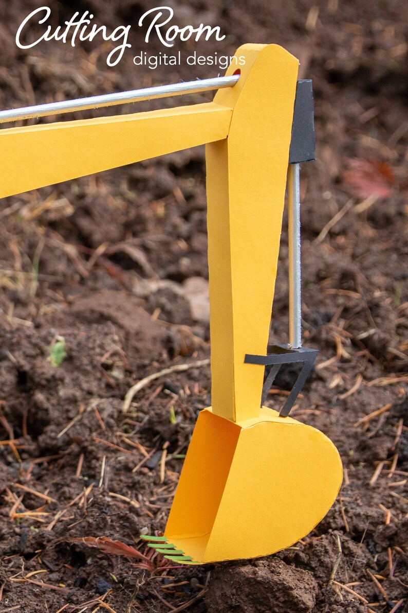 Mining Excavator Miniatures Party Decor Digital Download SVG | Etsy