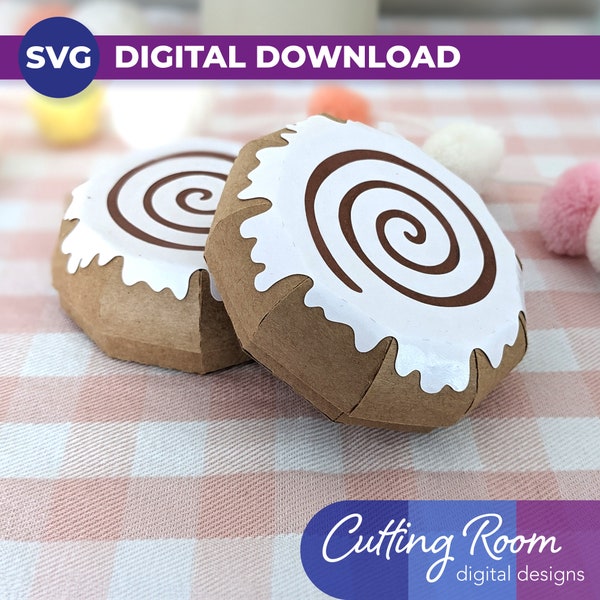 Cinnamon Roll Svg - Etsy