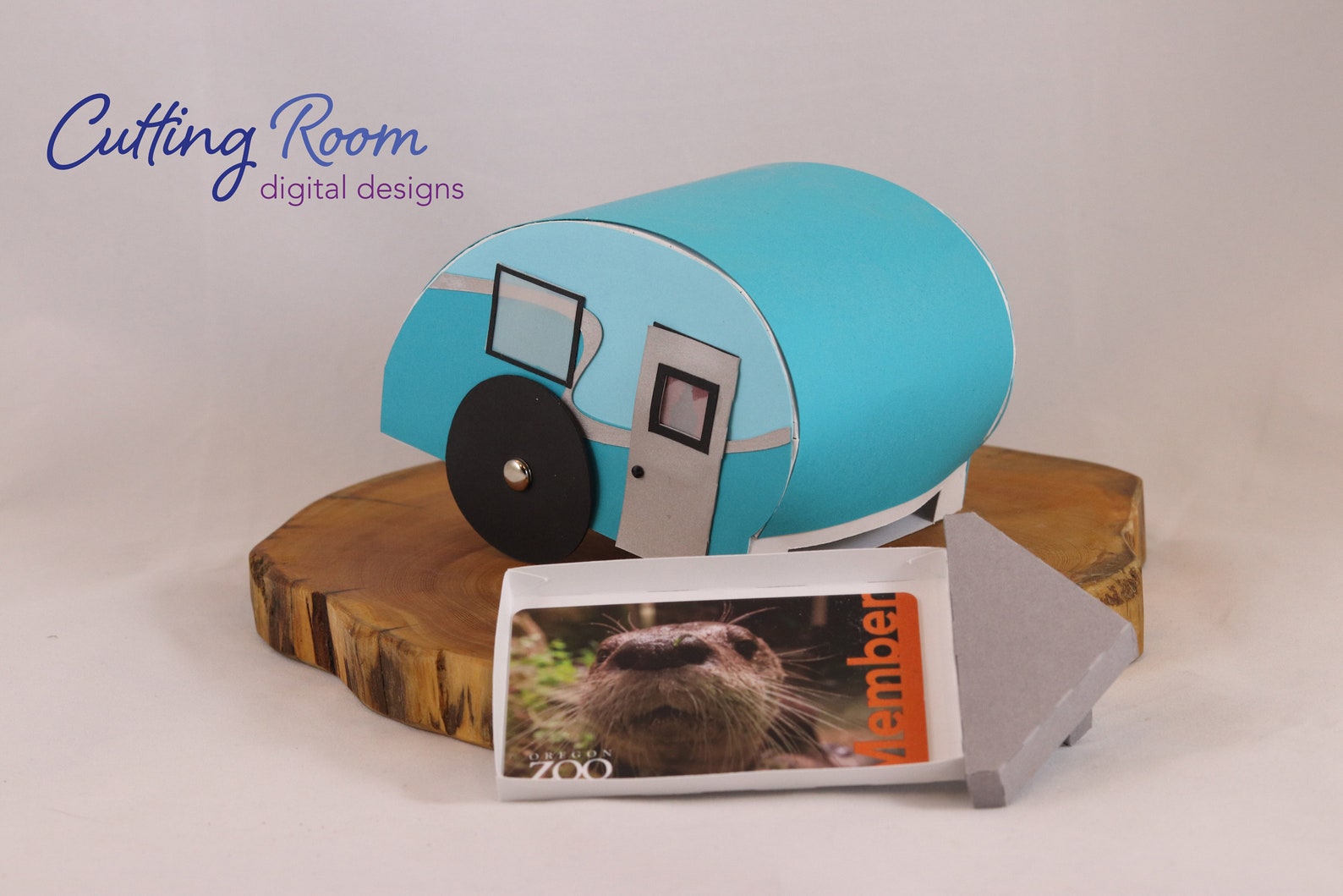 RV Camper Gift Card Holder and Campfire Tealight Holder - Etsy