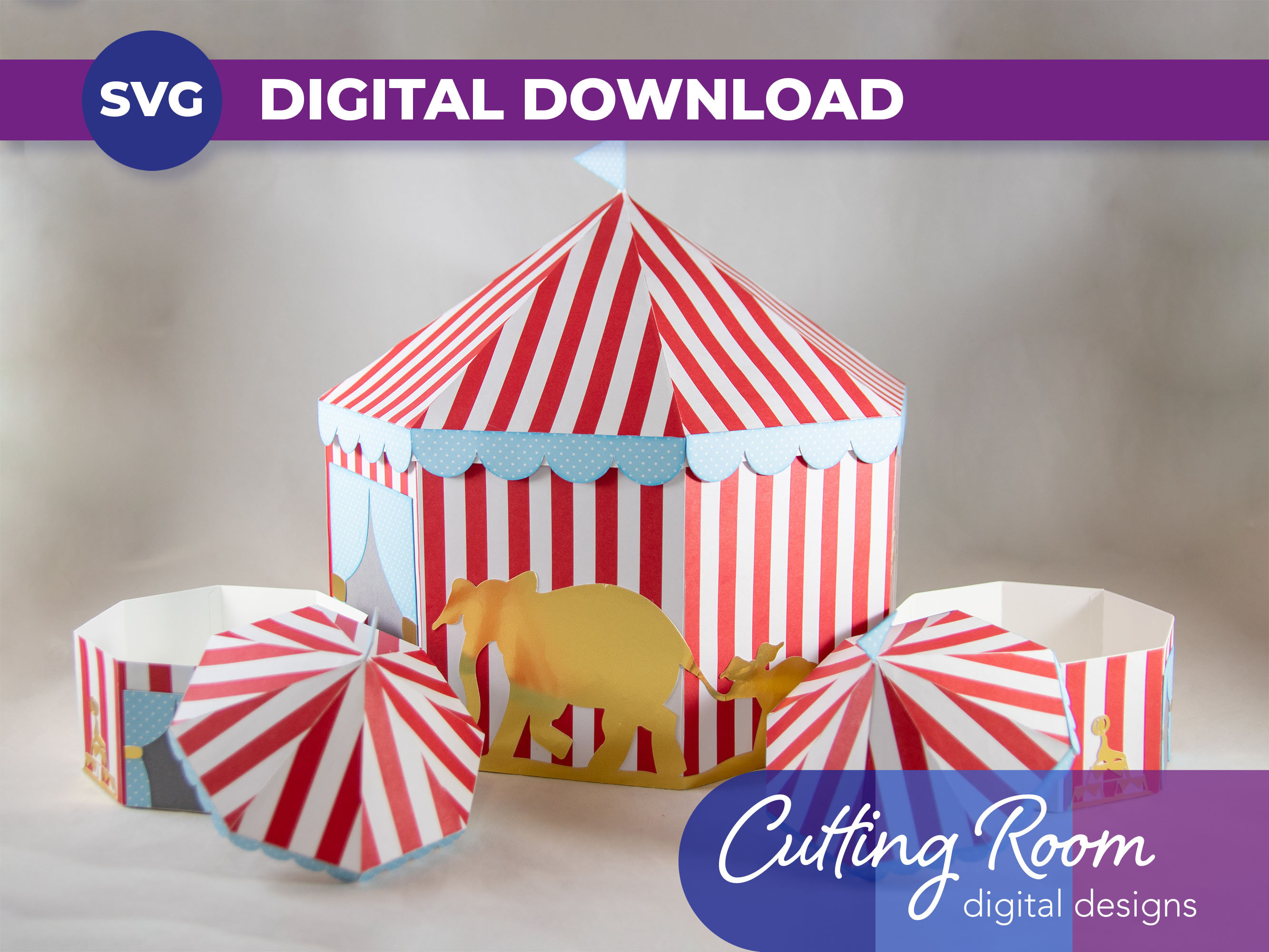 Circus Tent Template