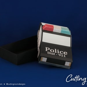 Police Car Gift Box - Digital Download SVG - Etsy