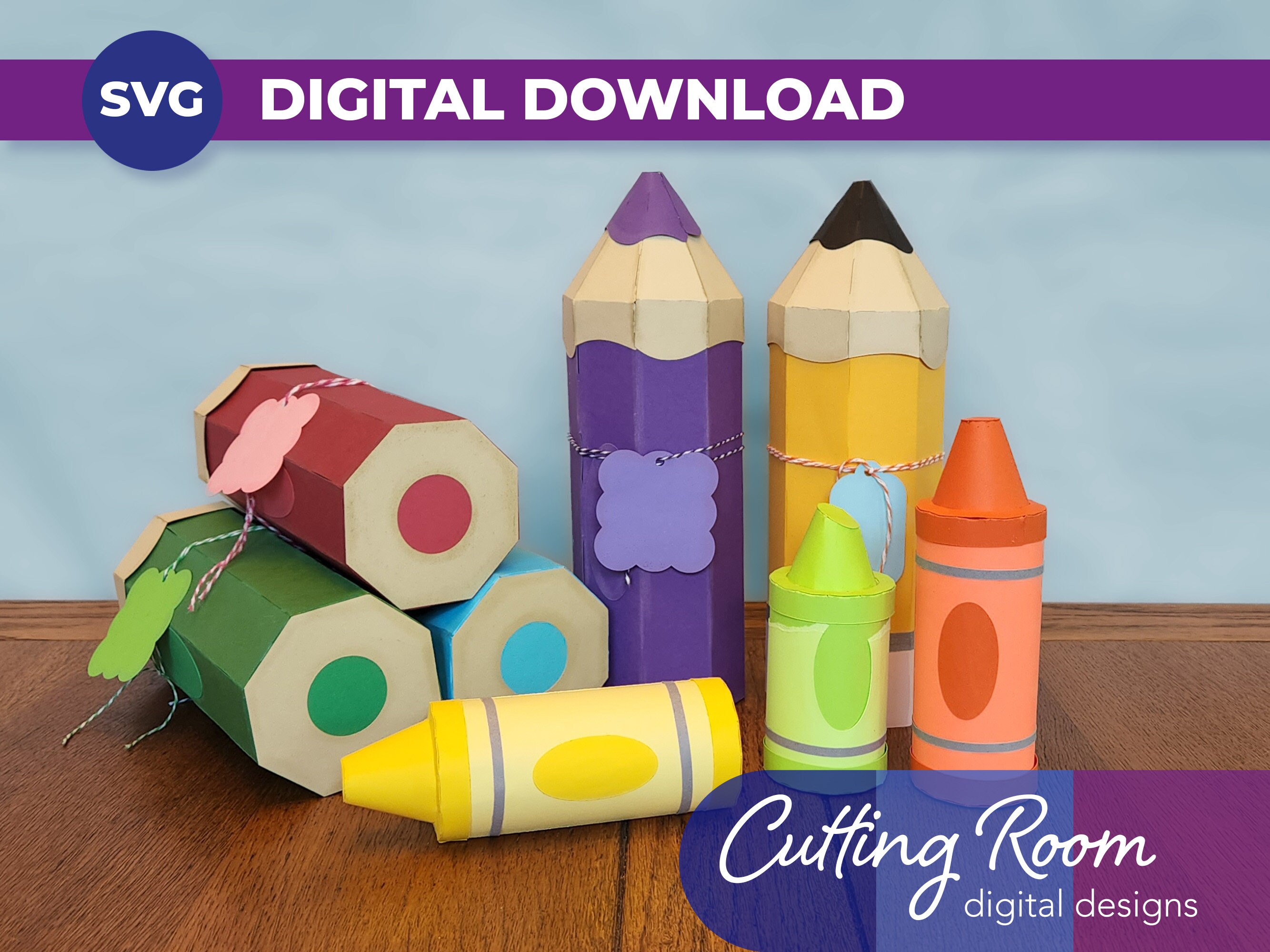 Teacher Appreciation 3D Drawing Gift Box Set Digital - Etsy