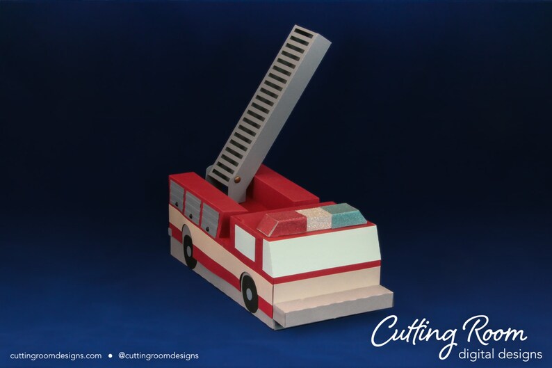 Fire Truck Box Digital Download SVG | Etsy