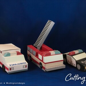 Ambulance Box - Emergency Responder Gift Box - Digital Download SVG ...