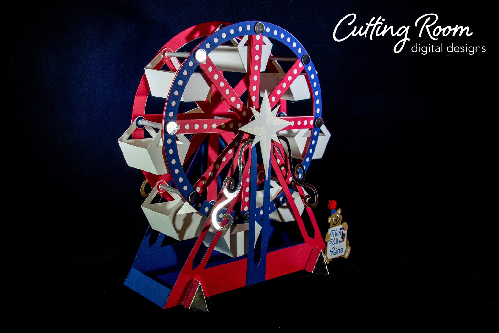 Circus Ferris Wheel Party Decoration Digital Download SVG - Etsy