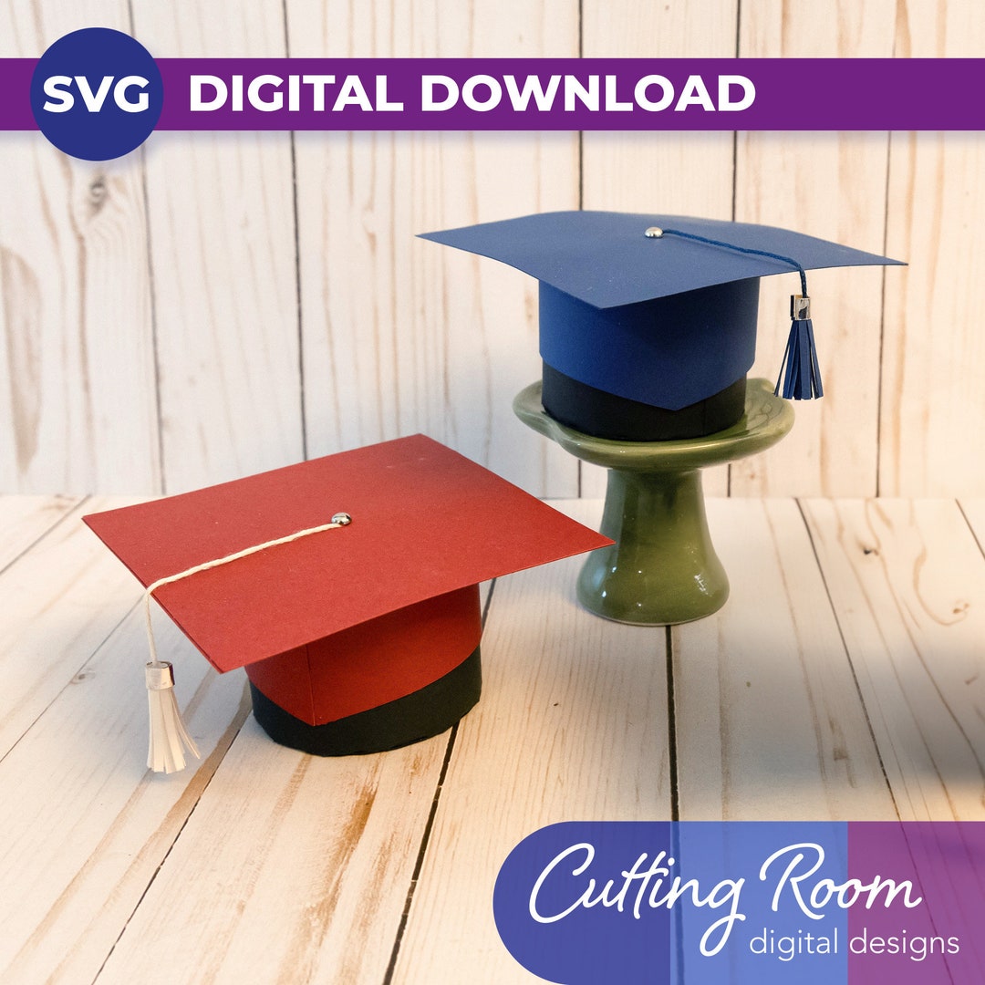 Graduation Cap Treat and Gift Box - Digital Download SVG - Etsy