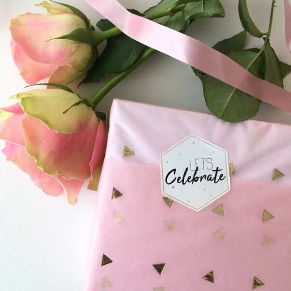 Hexagon Stickers - Etsy