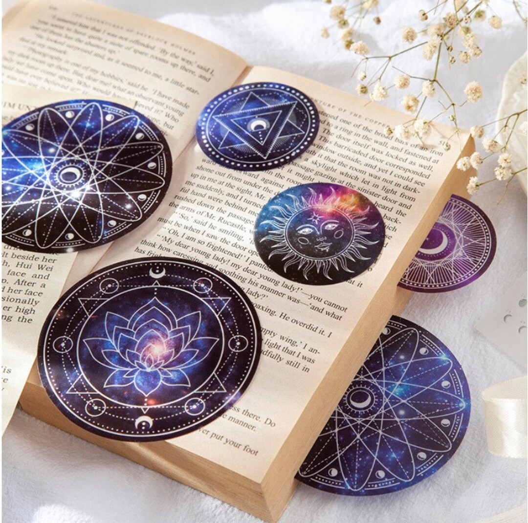Constellation Stickers Moons Stickers Diary Stickers - Etsy