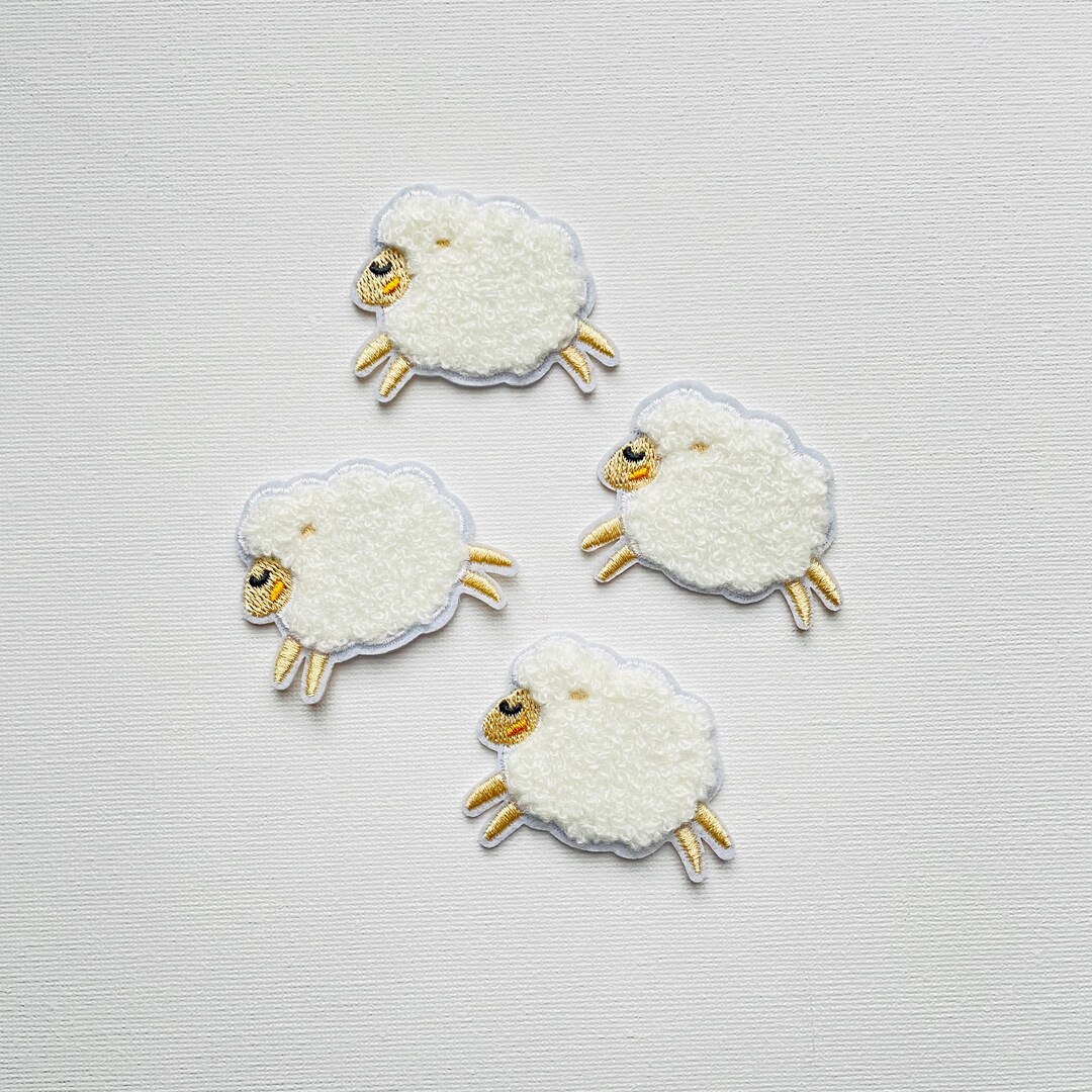 Soft Sheep Patches. 4 Sew-on Patches - Etsy