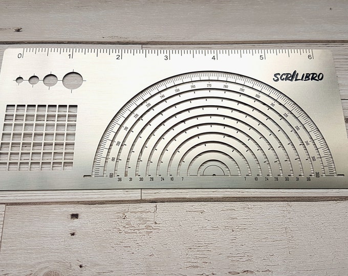 Stainless Steel Metal Habit Tracker/wheel Template & Calendar Stencil ...