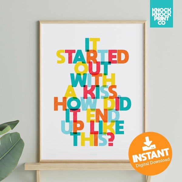 Mr Brightside - Etsy