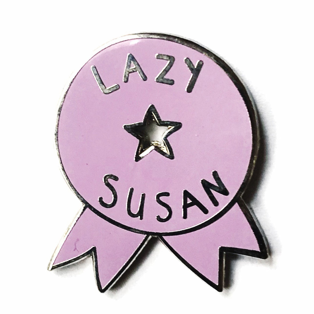 Lazy Susan Enamel Pin - Etsy