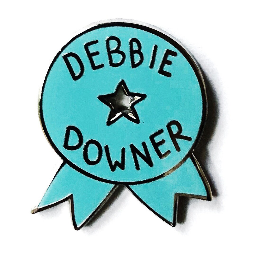 Debbie Downer Enamel Pin - Etsy