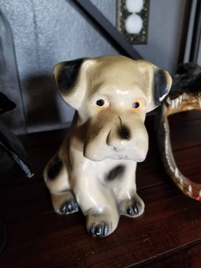 Chalkware Dog Vintage Carnival Prize Circus Collectable - Etsy
