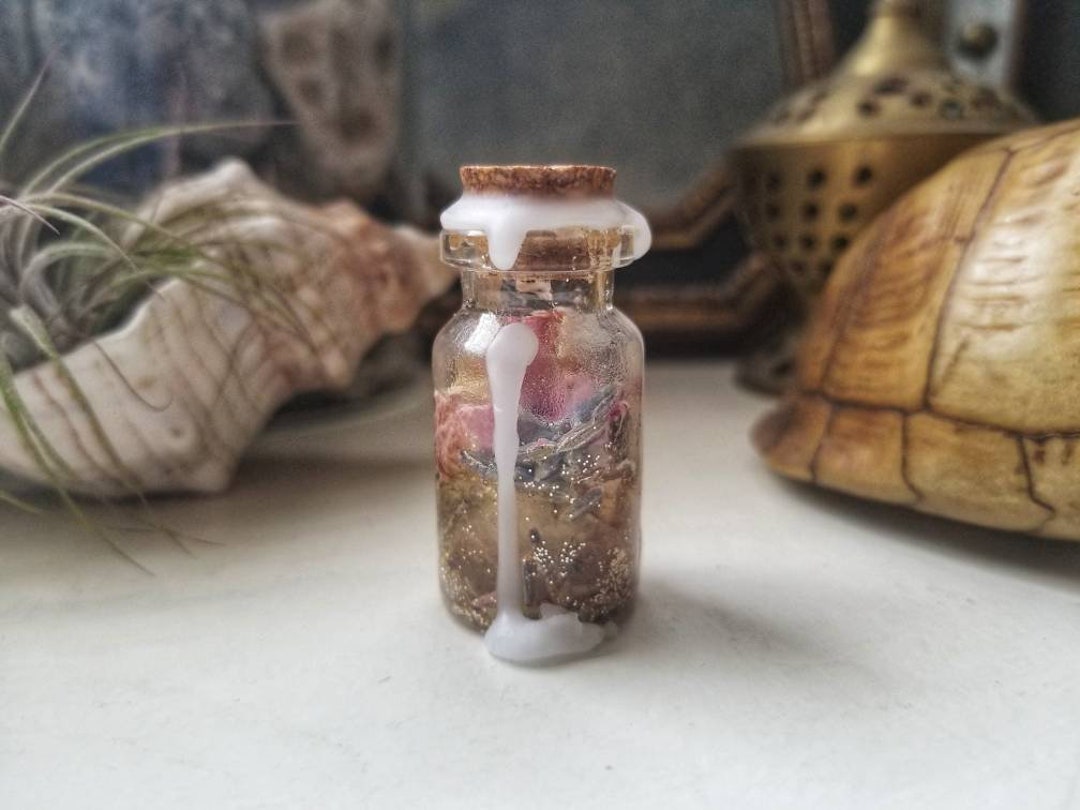 Love Spell Jar, Self Love Spell Jar, Honey Jar, Spell Jar, Crystals ...