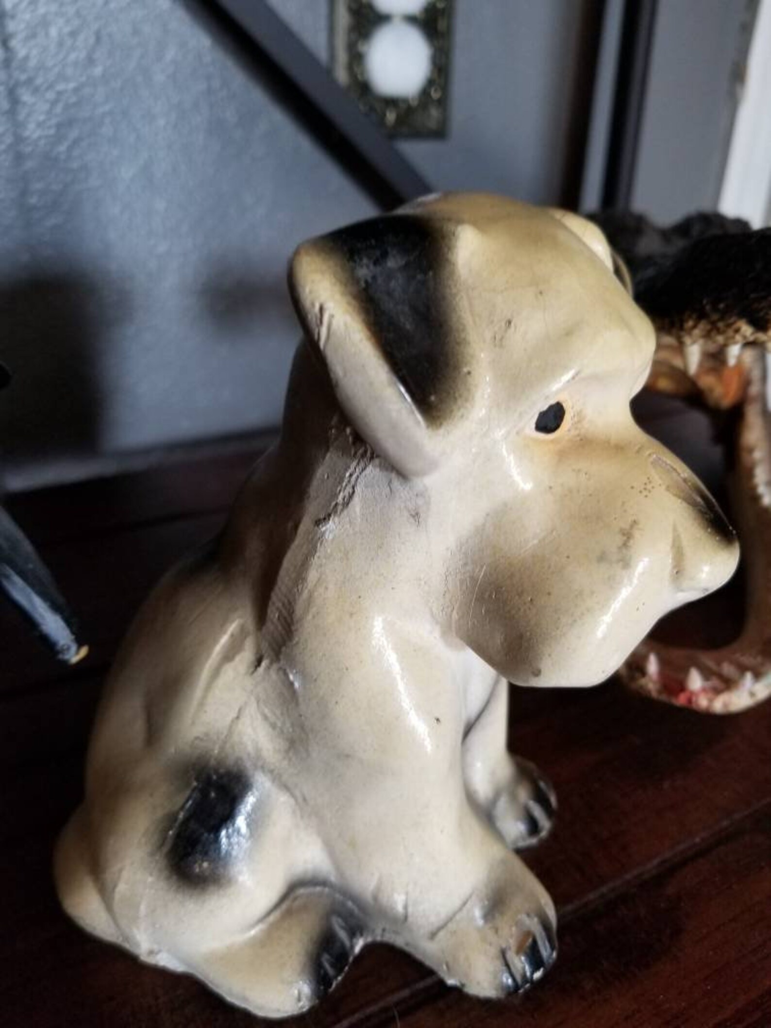 Chalkware Dog Vintage Carnival Prize Circus Collectable - Etsy