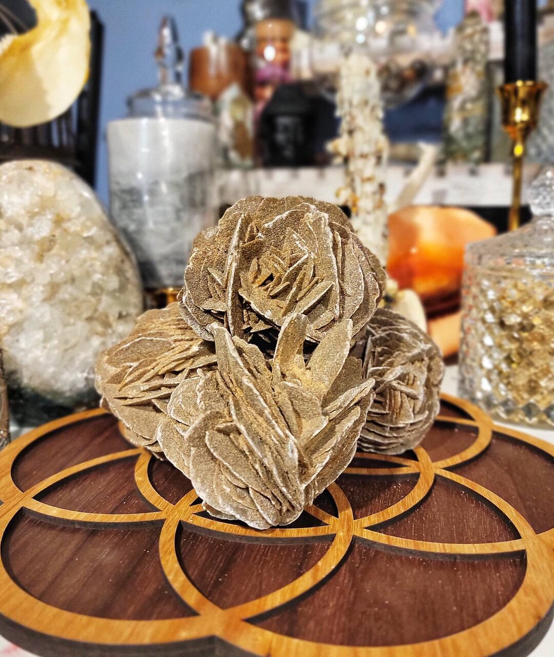 Large Desert Rose, Desert Rose, Selenite, Crystal, Geode, Gem, Rock ...