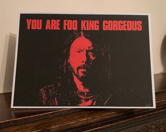 Dave Grohl Card | Etsy UK