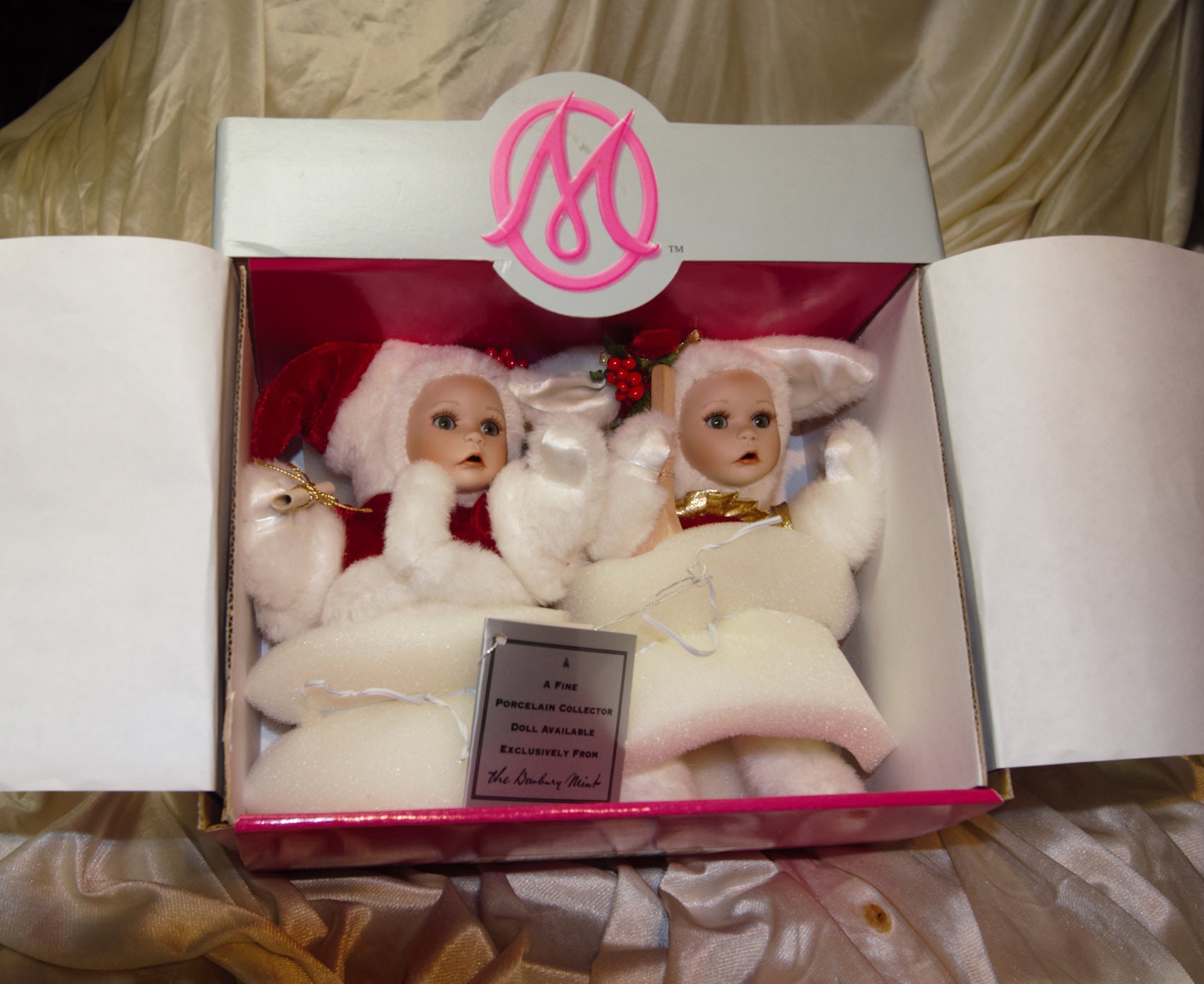 Toys & Games Dolls Toys Mini Bunny Porcelain Dolls 6 In X-Mas The ...