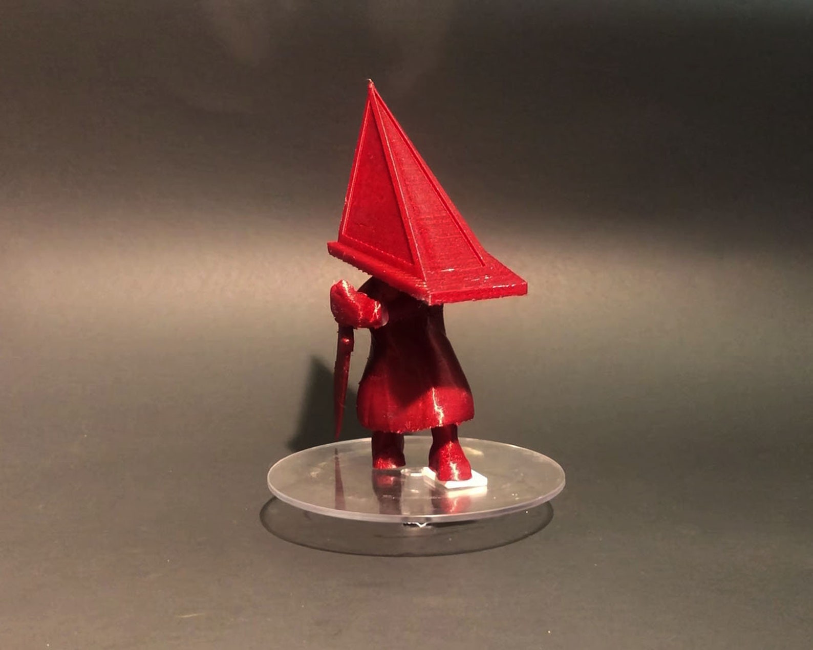 Red Pyramid Head Figure | Etsy