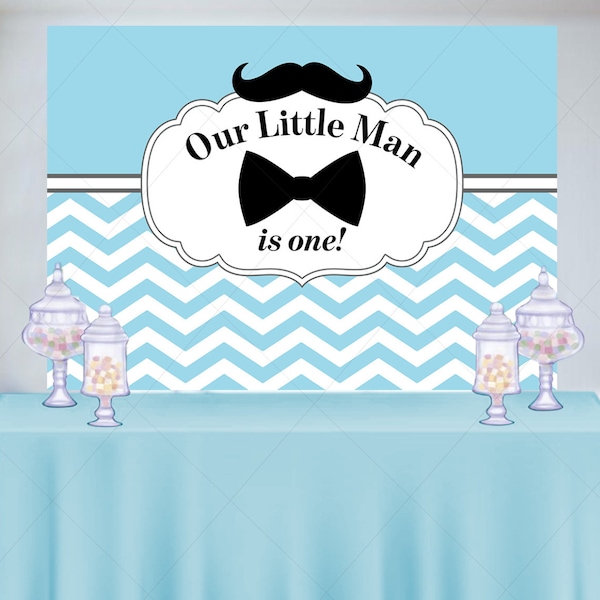 Little Man Backdrop - Etsy