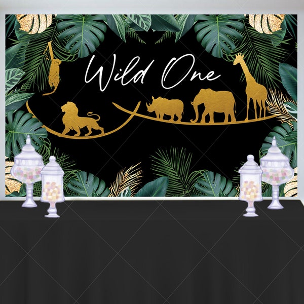 Wild One Backdrop - Etsy