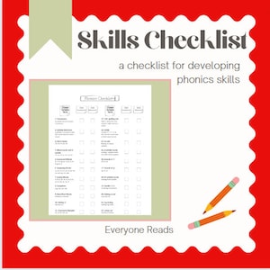 Phonics Teaching Checklist - Etsy