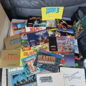 NINTENDO NES Instruction Manual Booklet Video Game Guides Collectors ...