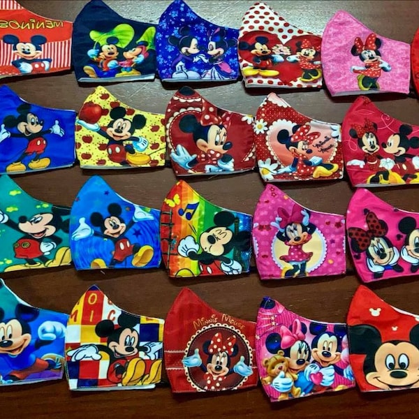Minnie Mouse Face Mask - Etsy