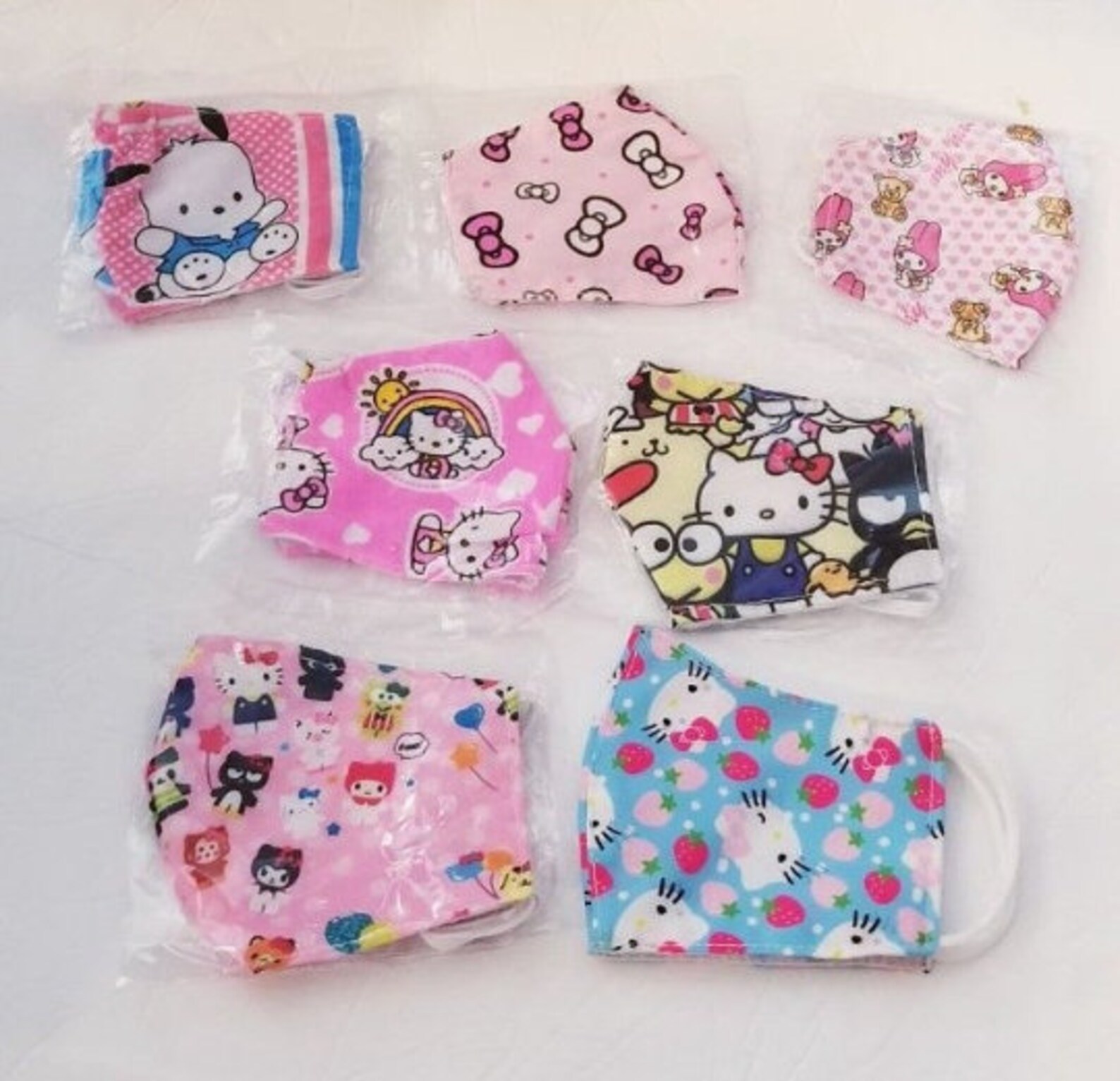 3 piece pack child Handmade custom face cover masks manmade | Etsy