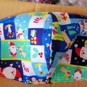 Christmas Handmade Custom Mask Face Covers Masks ART Holiday Seasonal ...