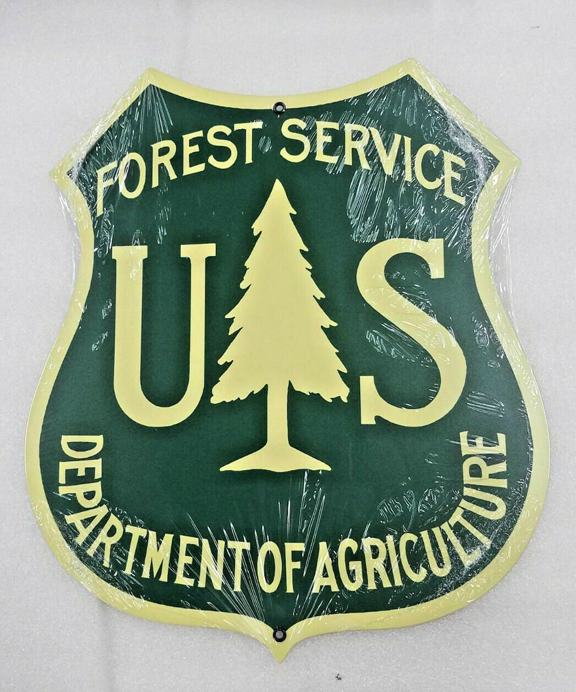 Large 16 USFS forest service shield Ranger agriculture | Etsy
