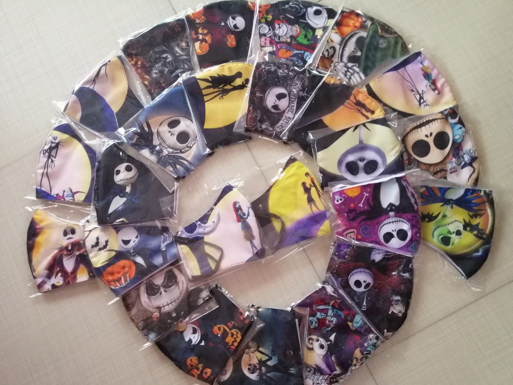 Nightmare Handmade Custom Mask Face Covers Masks ART H20 | Etsy