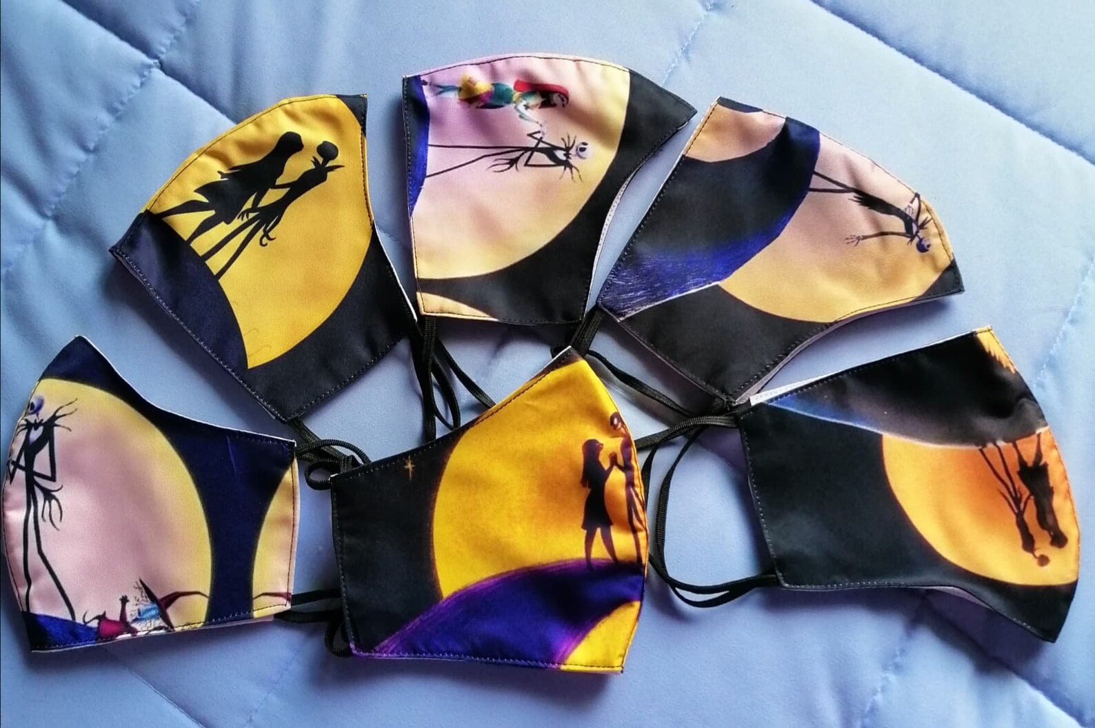 Nightmare Handmade Custom Mask Face Covers Masks ART H20 | Etsy