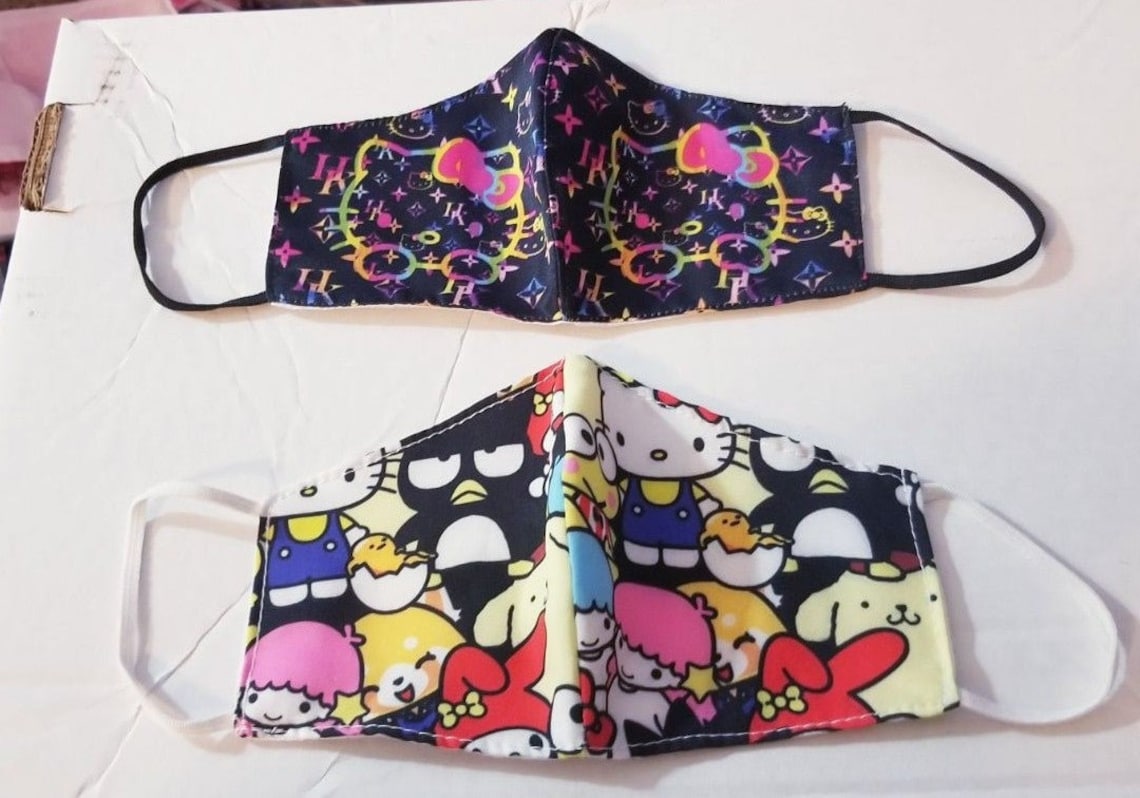 Handmade custom mask face with multi layer covers masks | Etsy