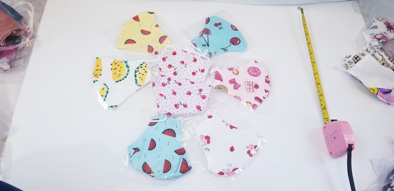 2 Piece Set Handmade Custom Mask Face Covers Masks Manmade High Q Craft ...