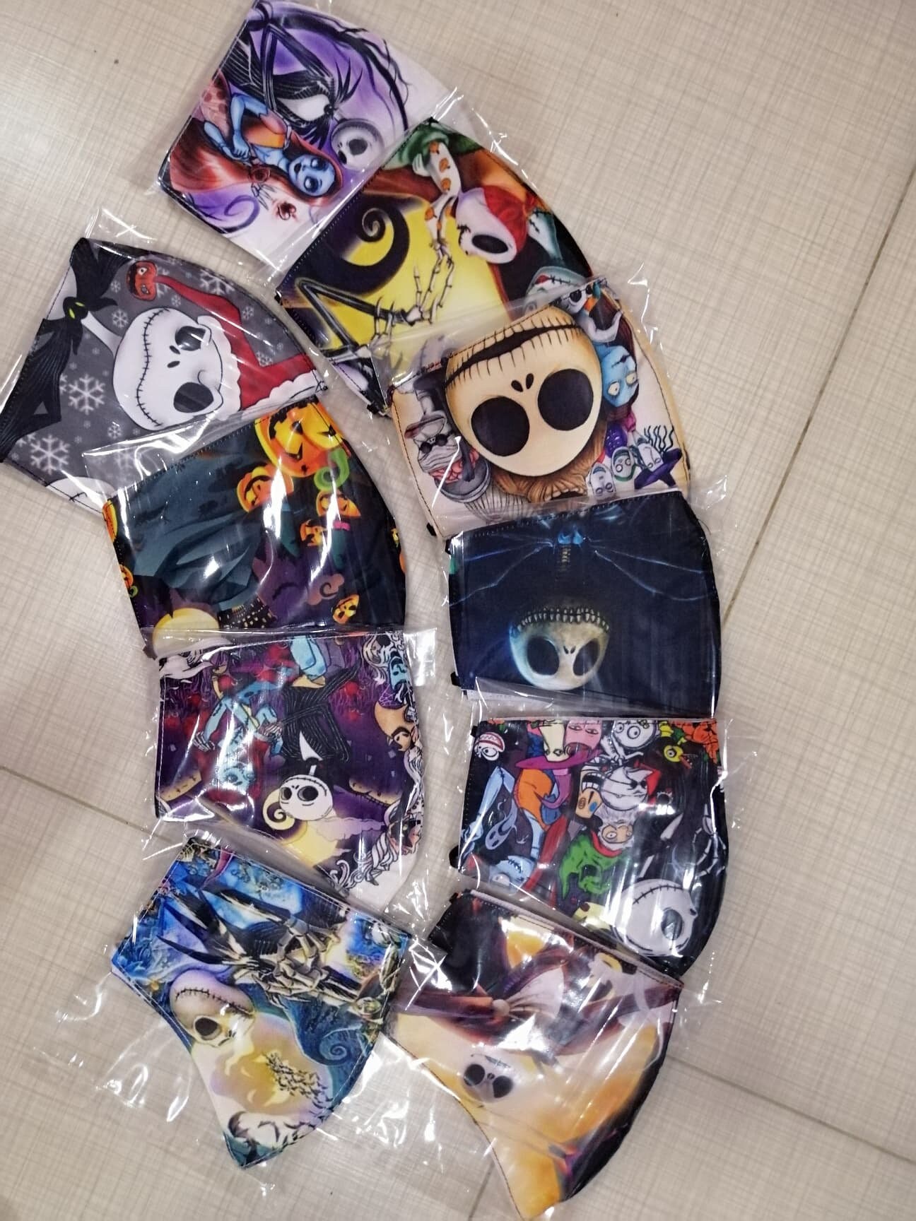 Nightmare Handmade Custom Mask Face Covers Masks ART H20 | Etsy