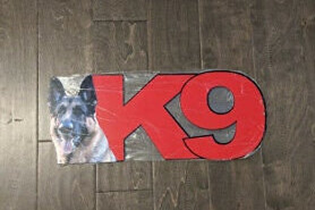 GIANT 20 German Shepherd DOG K9 Guard Dogs USA Thick Steel Plate Metal ...