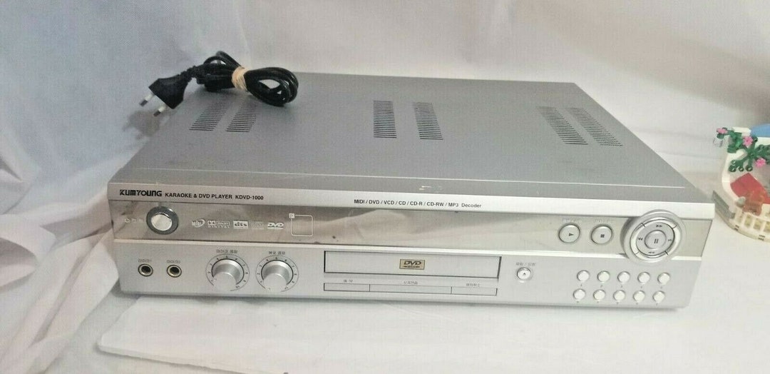K POP KY Kumyoung KDVD-1000 Karaoke & Dvd Player Tested Working Sing ...