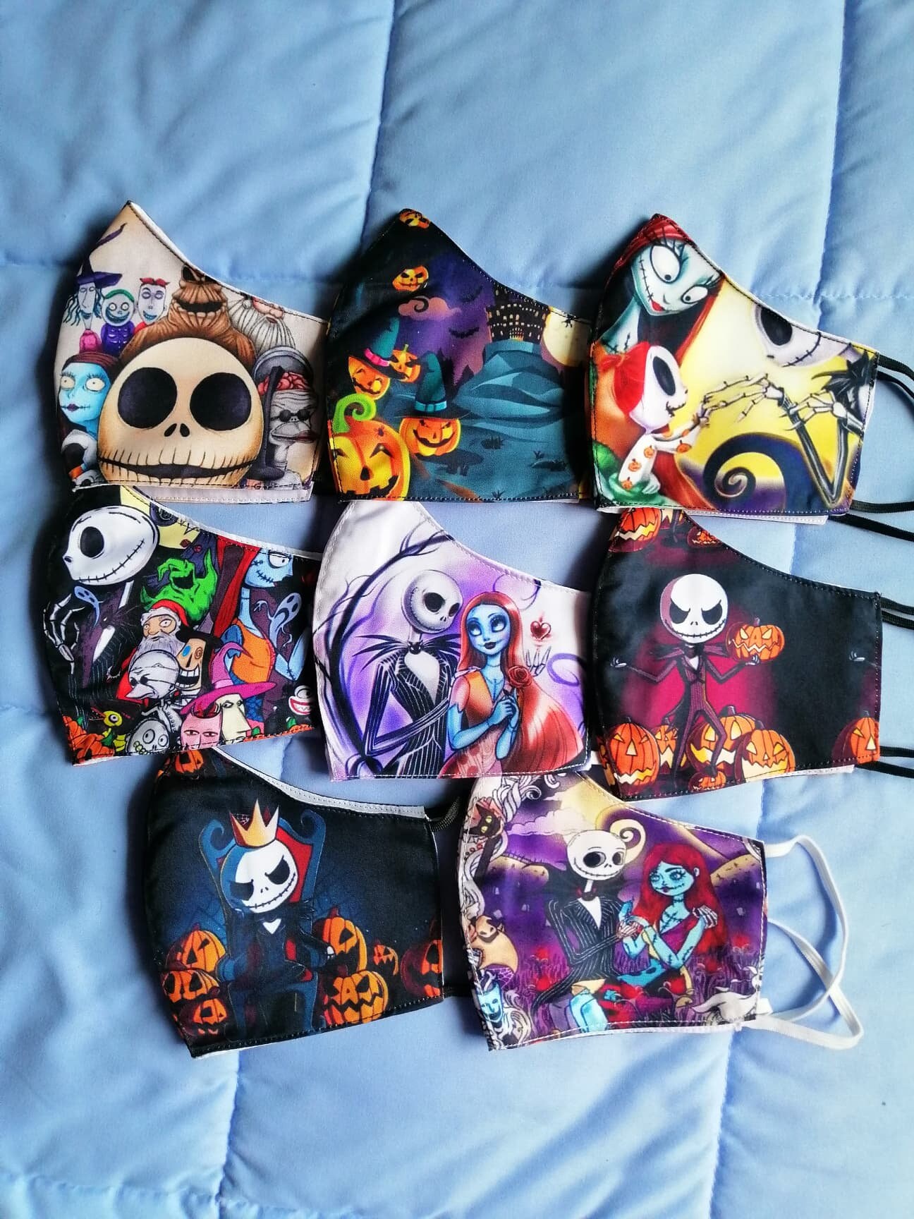 Nightmare Handmade Custom Mask Face Covers Masks ART H20 | Etsy