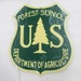 Large 16 USFS Forest Service Shield Ranger Agriculture Logo Ad USA ...