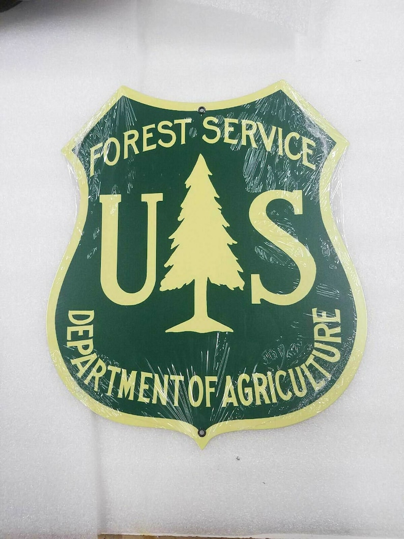 Large 16 USFS Forest Service Shield Ranger Agriculture | Etsy