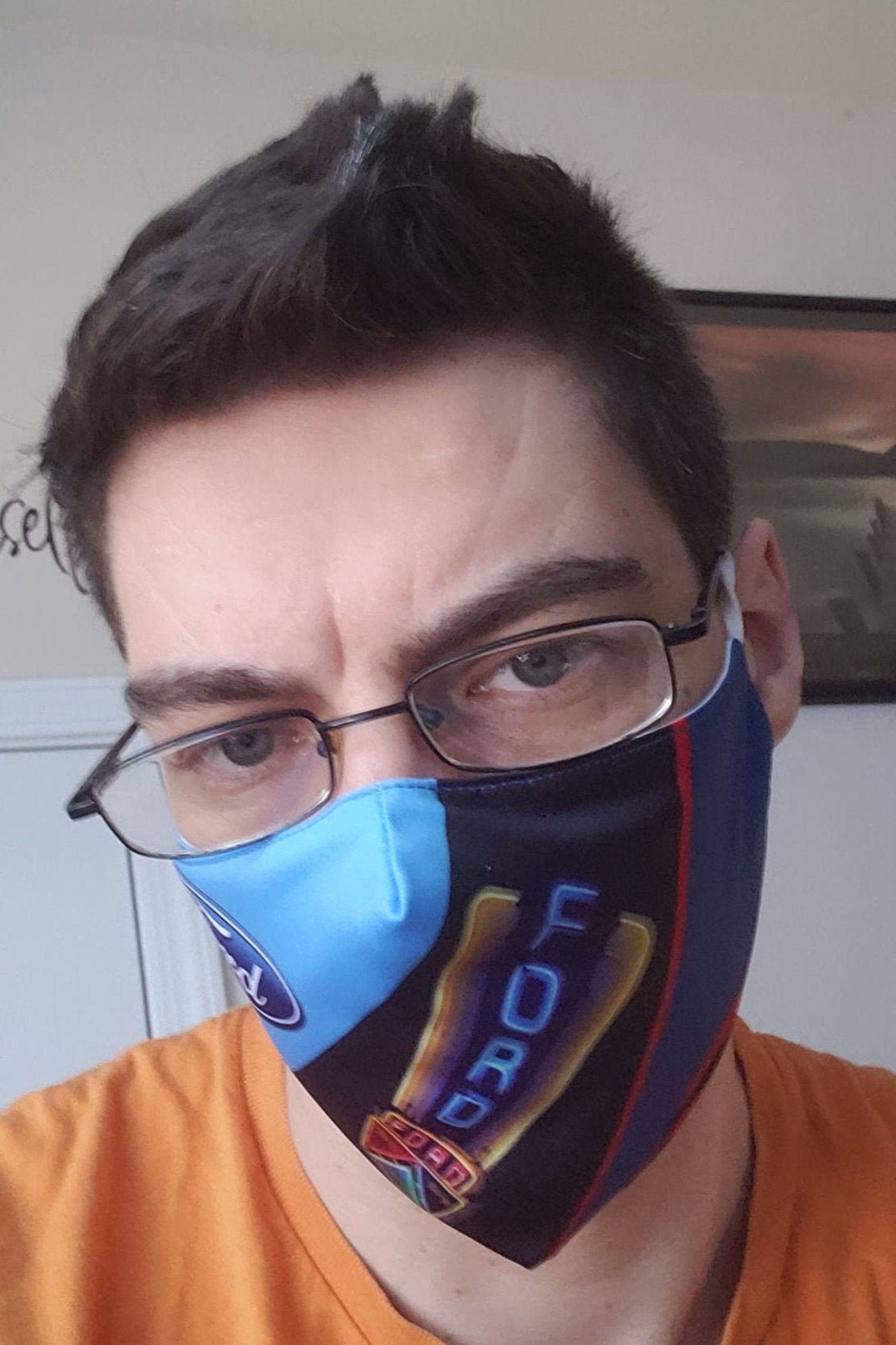 2 PACK Handmade Custom Mask Face Covers Masks Manmade Teen | Etsy