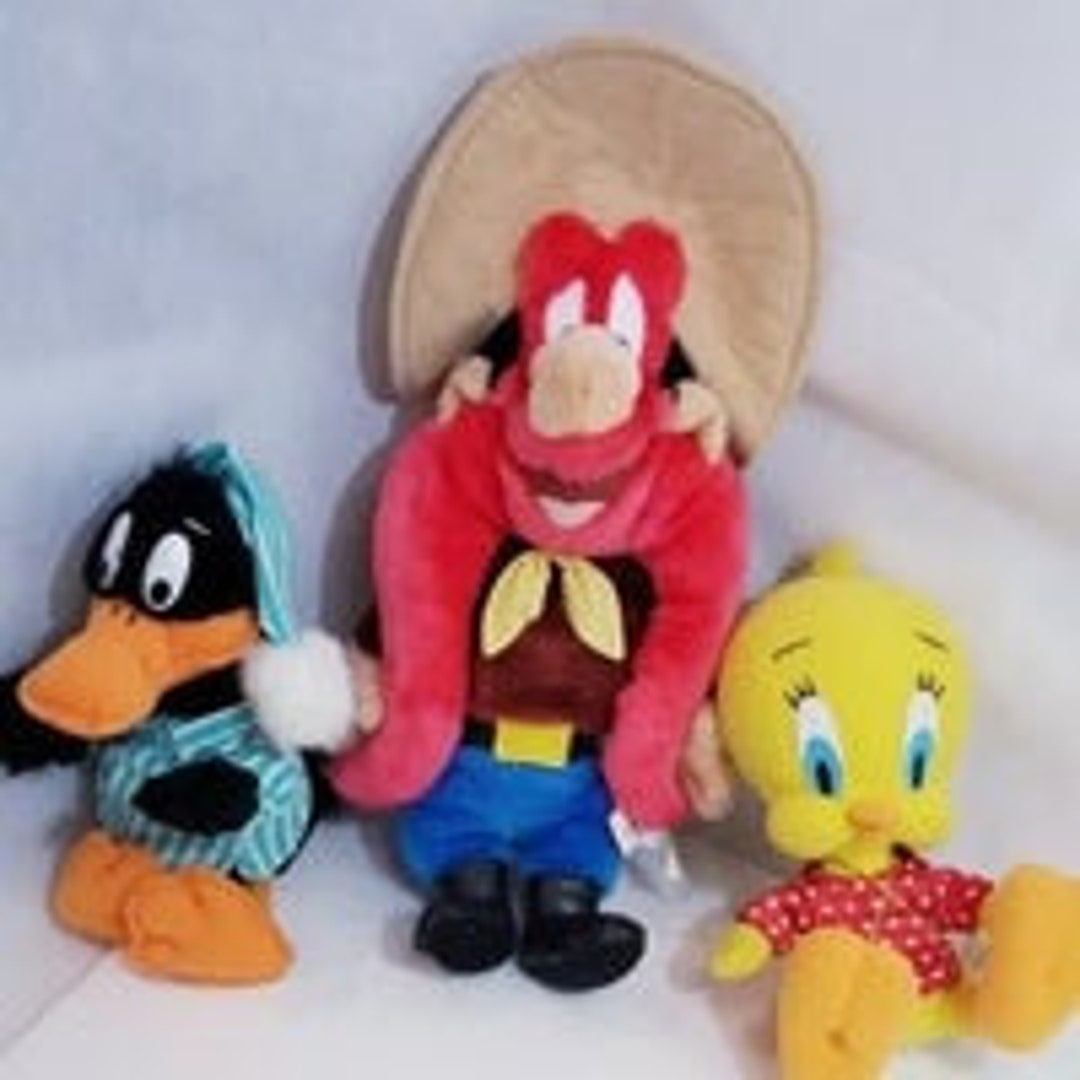 Looney Tunes Plush Toy LOT Tweety Daffy Duck Yosemite Sam Minnie Shrek ...