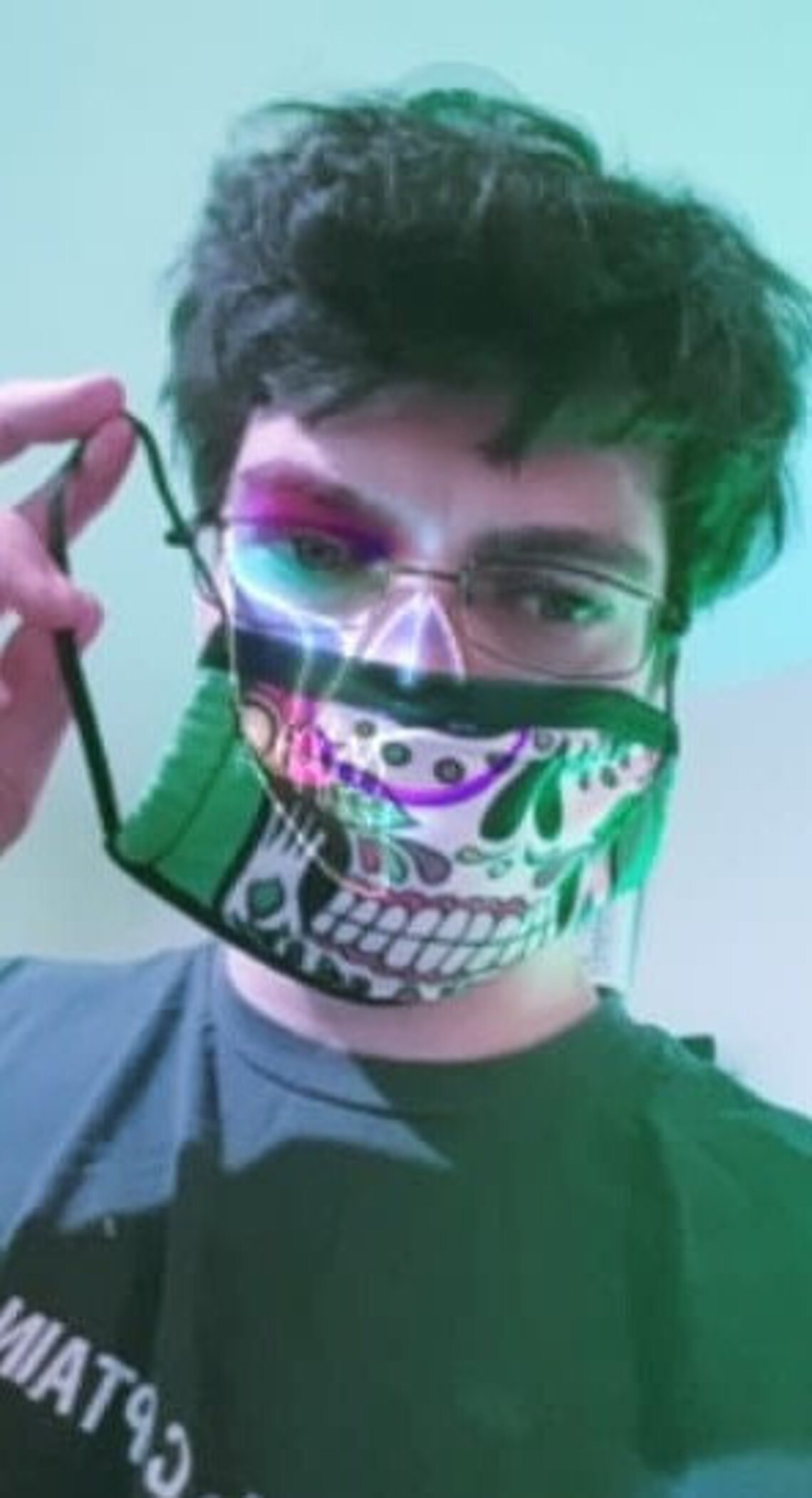 Sugar Skull Mardi Gras MOTU Skeleton Grim Reaper Custom Mask - Etsy