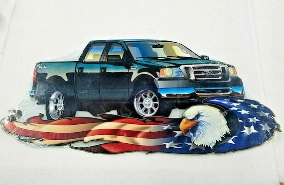 24 HUGE Ford F150 Truck American Flag Bald Eagle USA | Etsy